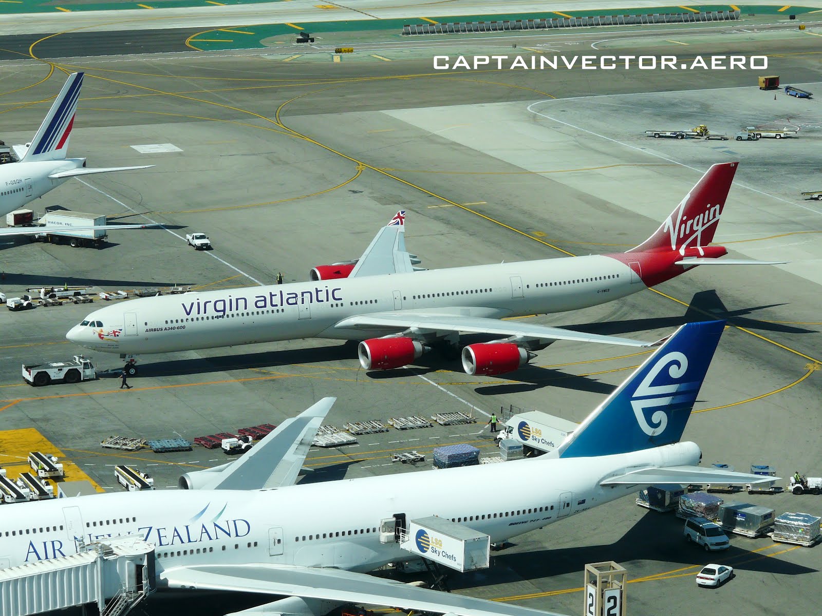 View from the control tower: LAX aircraft spotters' guide: Airbus A340-600