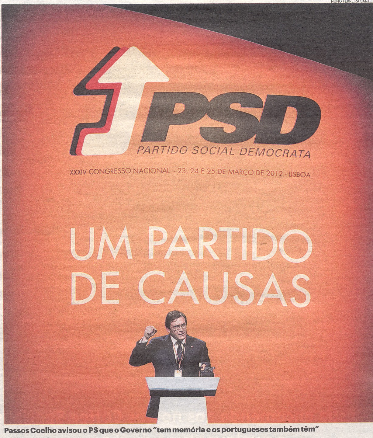 Tempo caminhado: Partido Social Democrata foi a Congresso este fim de ...