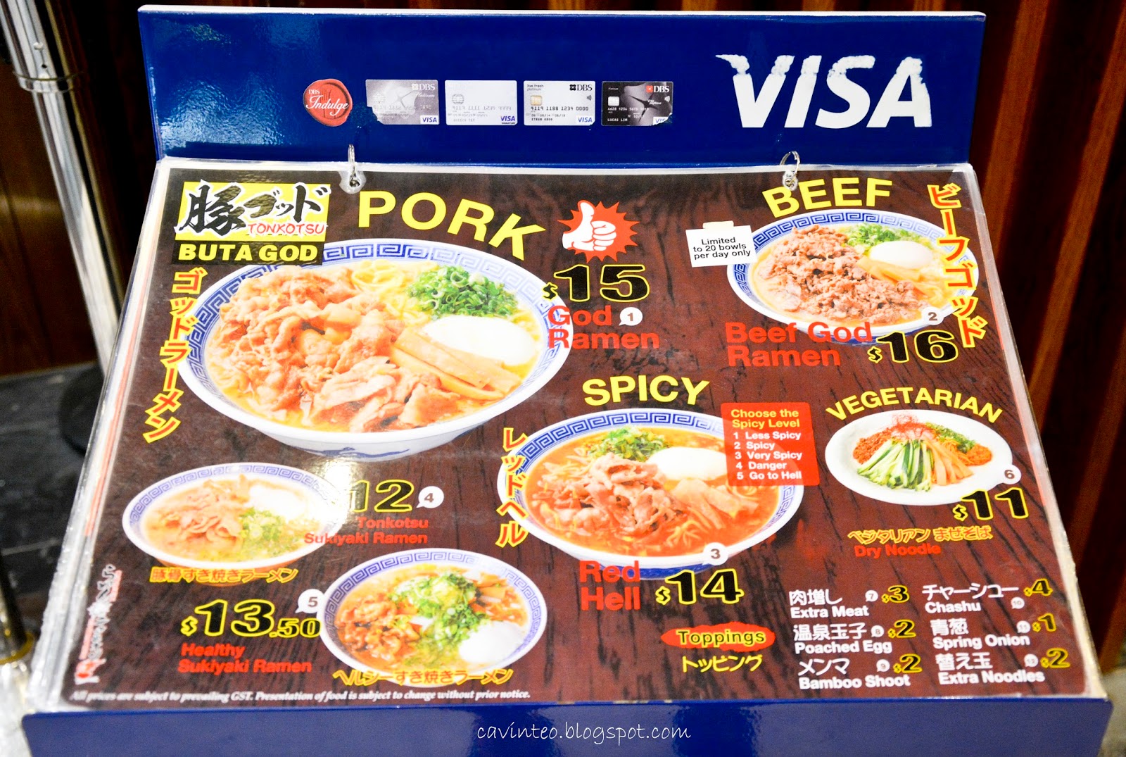 Entree Kibbles: Buta God Tonkotsu God Ramen @ Bugis Plus Ramen Champion ...