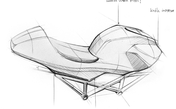 Maarten Timmer Design: Update | Sketch refinement of the body