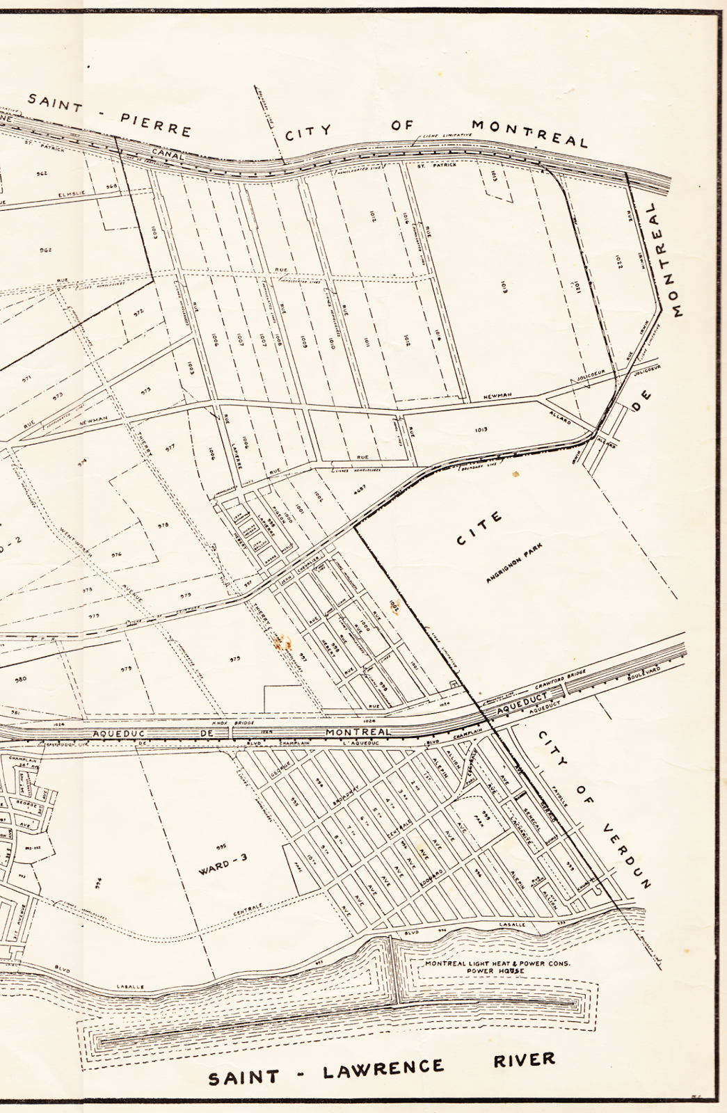 Rolly Martin Country: CNR 1954, Lachine and Ville LaSalle in the 1950s ...