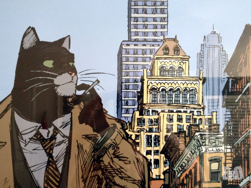 Affiches Guarnido : « Blacksad, New York » et « Blacksad et Weekly ...