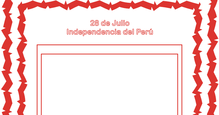 CARATULAS ESCOLARES: Independencia del Peru todos los Años