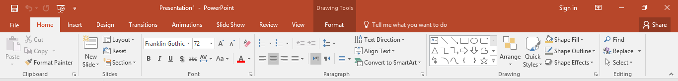 Liezz Lokonz: Mengenal Menu Home pada PowerPoint 2016