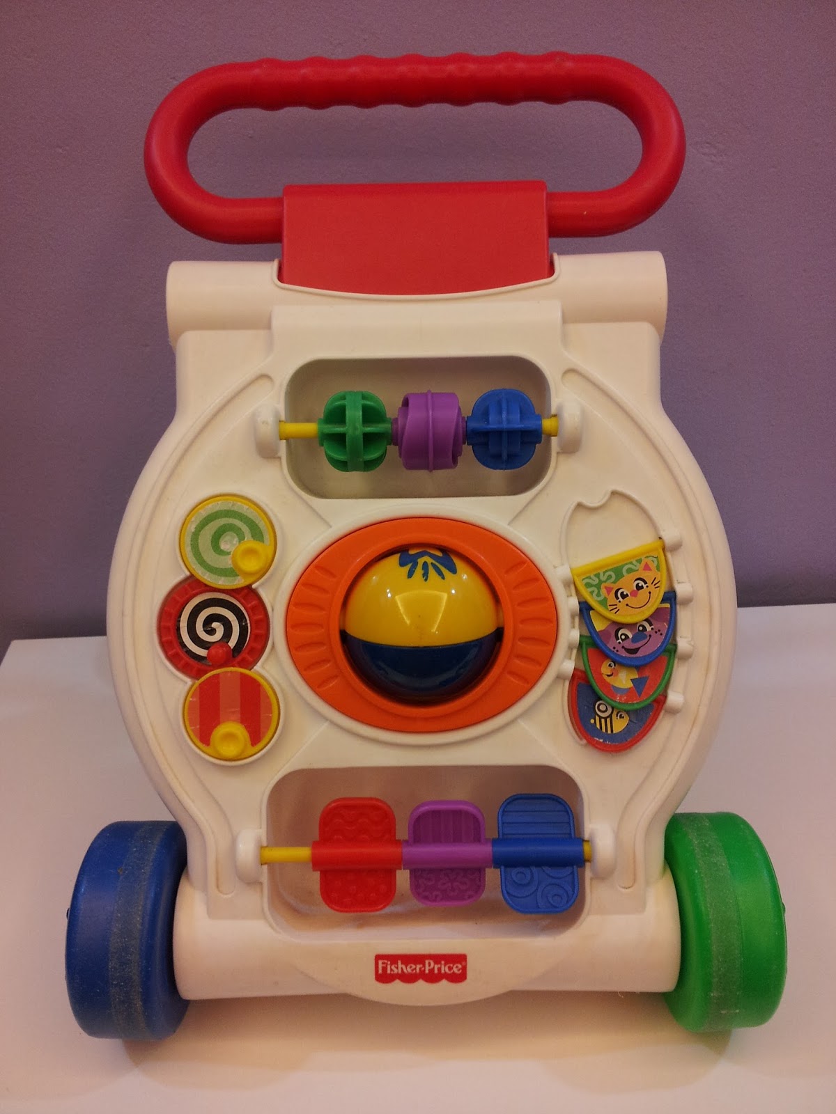 baby preloved stuffs: Fisher Price Brilliant Basics Activity Walker - SOLD