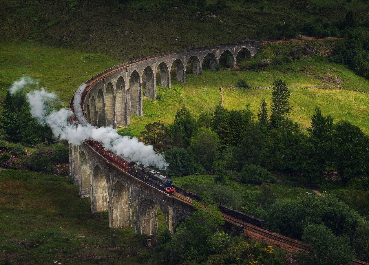 Discovery Foto: «В Хогвартс!». Шотландия, Хогвартс-экспресс