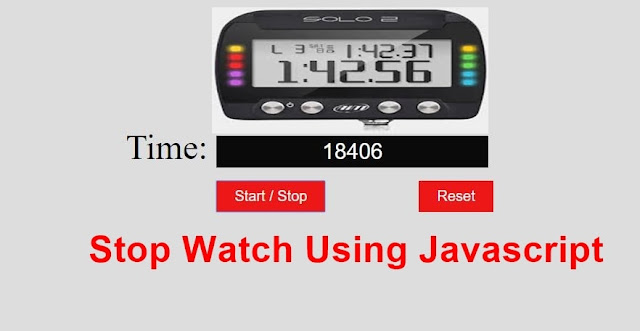 Create a Stopwatch in JavaScript