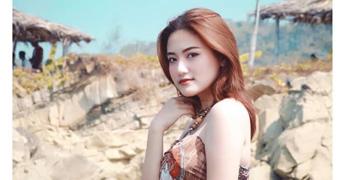 Yamin May Oo - Cute Myanmar Model At The Beach