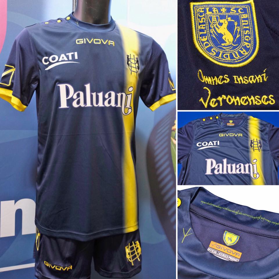 Chievo Verona 18-19 Home, Away & Third Kits Revealed - Footy Headlines