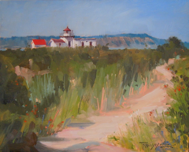 in plein air: "Lighthouse Trail" Point no Point Lighthouse, Hansville ...