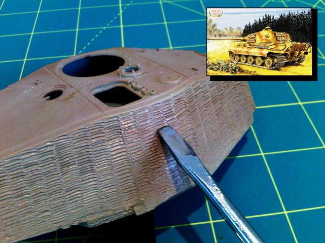 MODELLOURS WORKSHOP: Zimmerit Tutorial(the fast way).