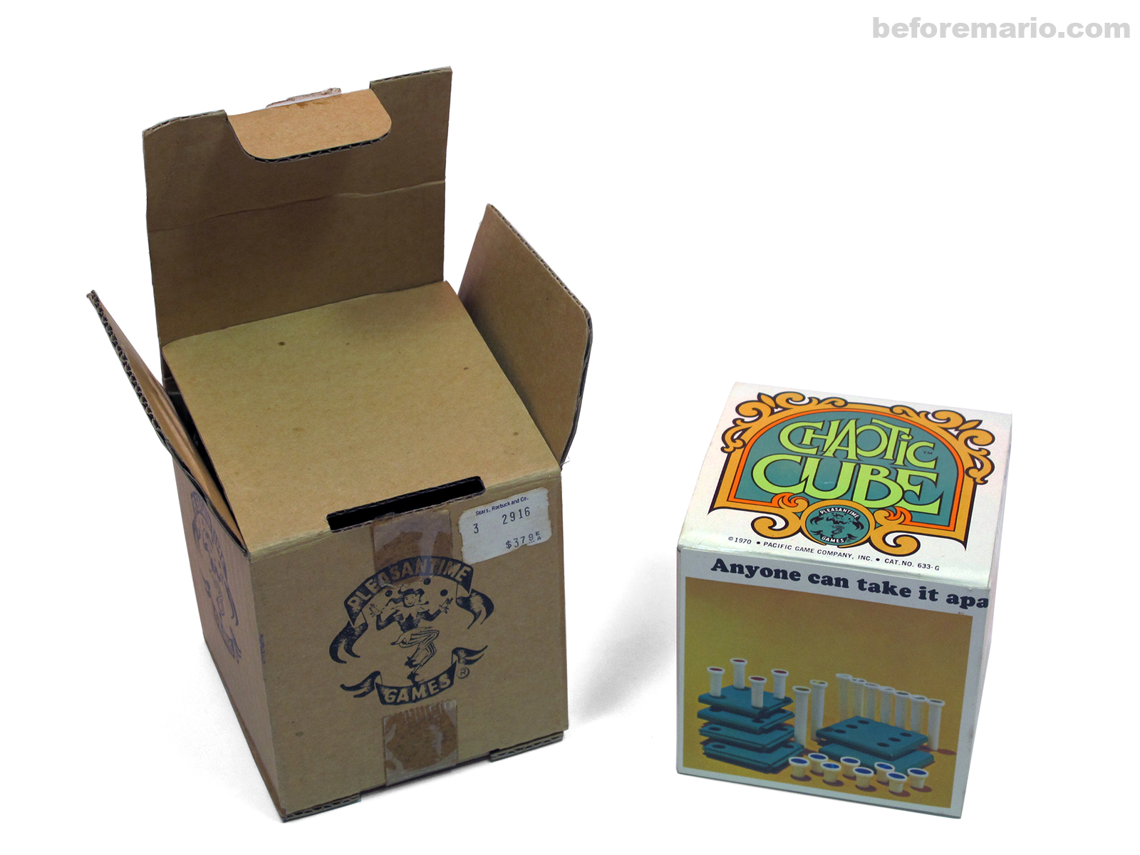 beforemario: Chaotic Cube outer box from 1970