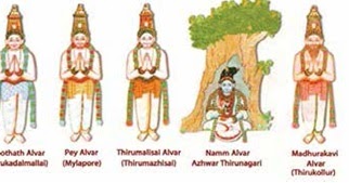 12 Alvars - ‘those immersed in god’: Place Month Star