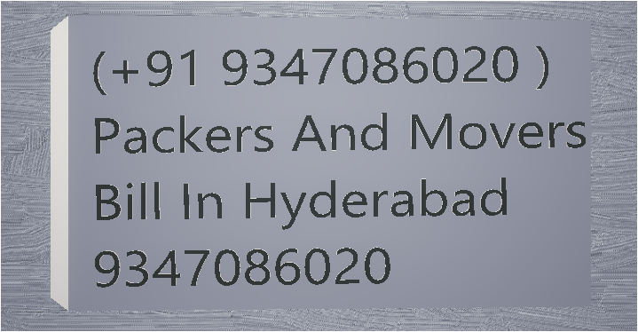 9347086020 Packers And Movers Bill In Hyderabad | Relocation Movers ...
