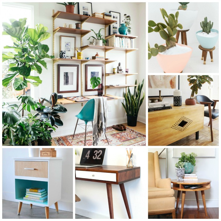 Decoración Fácil: 6 diy muebles Mid Century