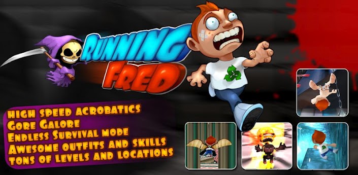 Running Fred: Οι περιπέτειες του Fred συνεχίζονται. Βοηθήστε τον να μη ...