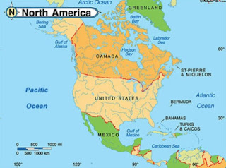 Letak Geografi Benua Amerika