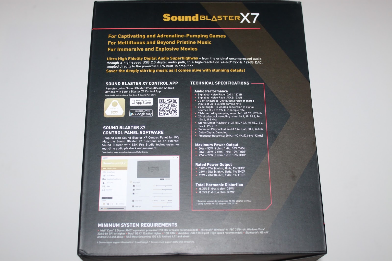 Stereowise Plus: Creative SoundBlaster X7 High Resolution Audio Device ...