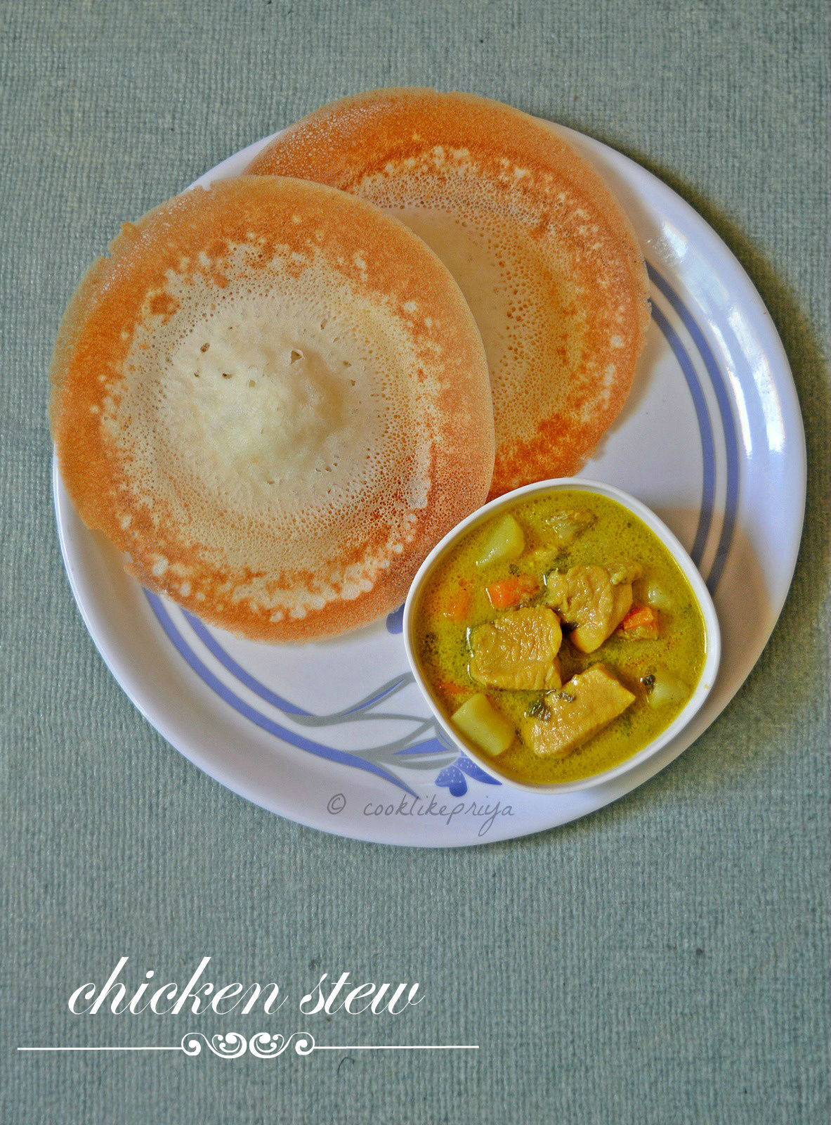 Appam Chicken Curry