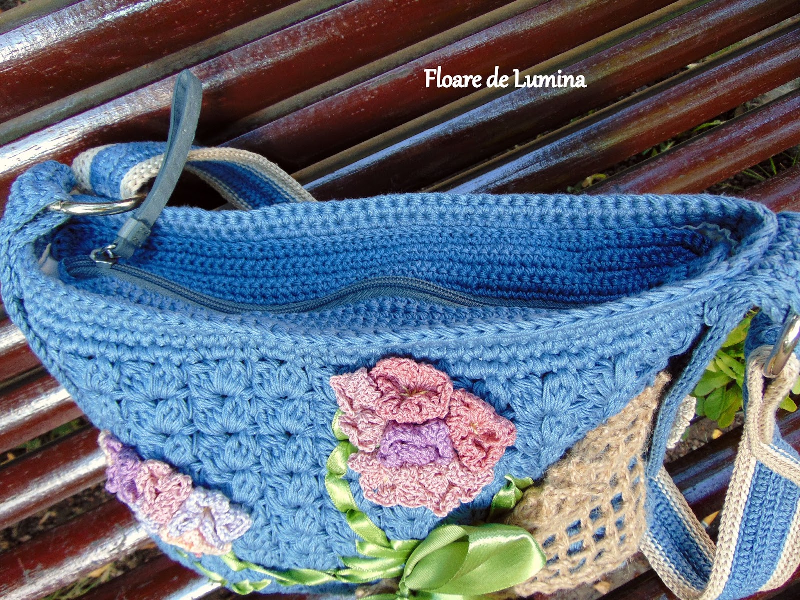 Floare de Lumina: Traista cu povesti - genti de vara crosetate / genti ...