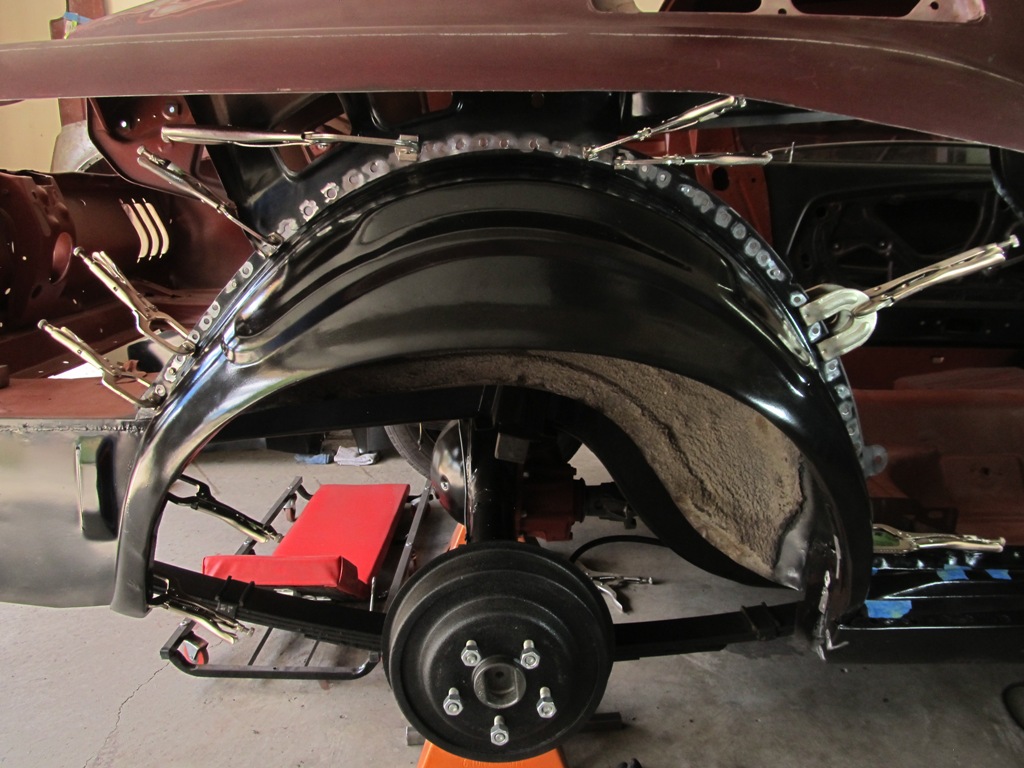 Installing the new Outer Wheelhouse