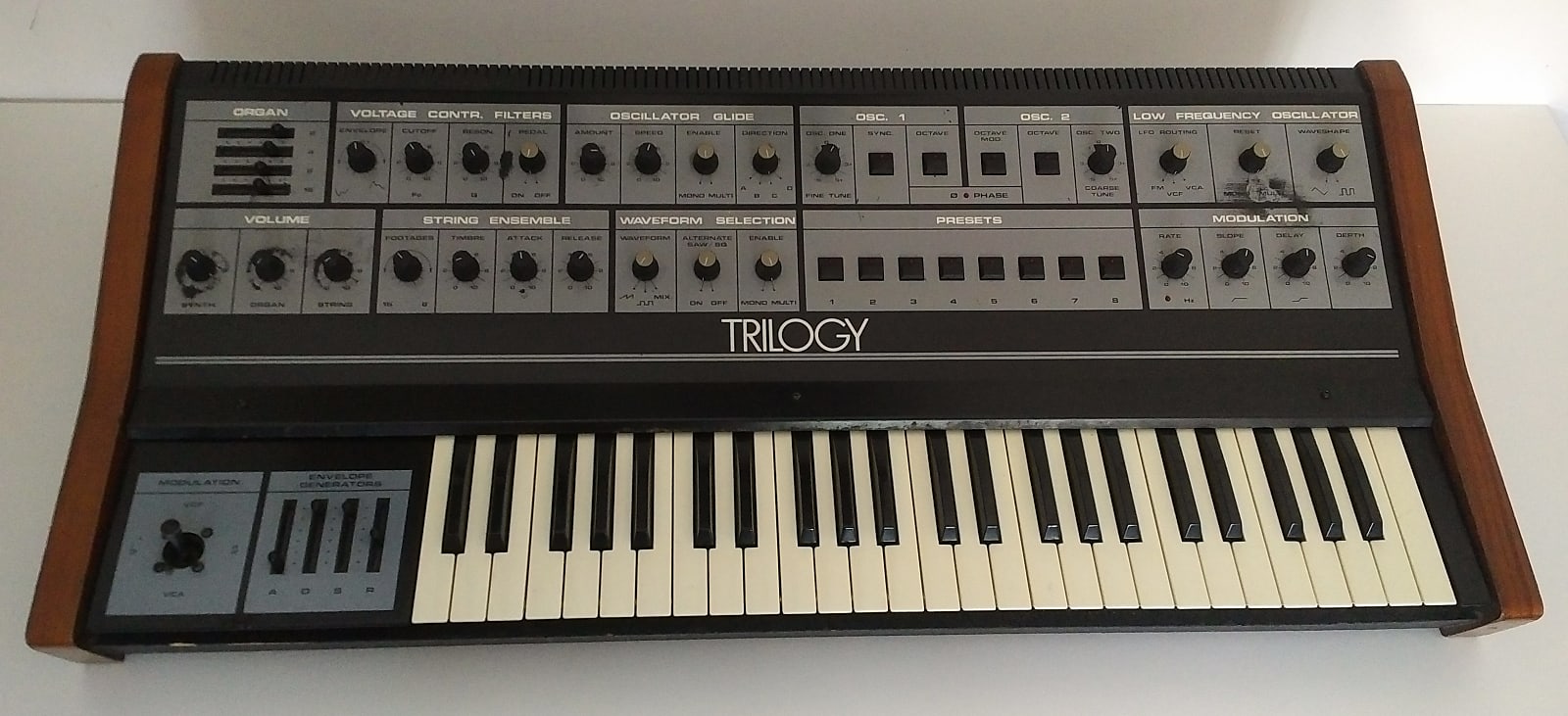 MATRIXSYNTH: Crumar Trilogy 3-Section Polyphonic Analog Italian Vintage ...