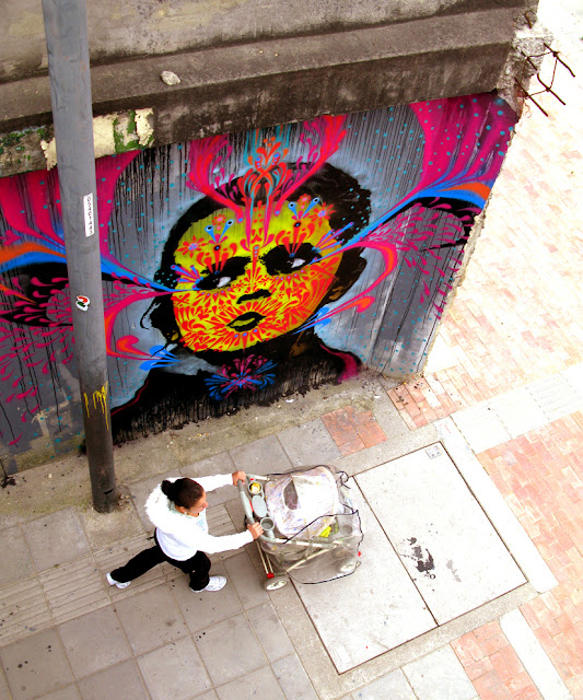 Stinkfish New Mural In Bogota, Colombia – StreetArtNews