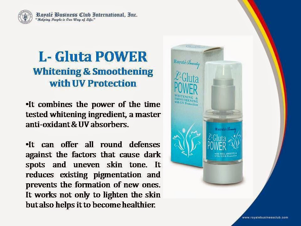 ROYALE BEAUTY ONLINE SHOP (EUROPE): L-Gluta Power Whitening Smoothening ...