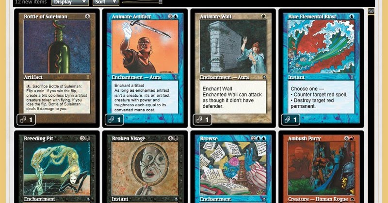 Magic the Gathering Adventures: White Border MTGO as Black Border