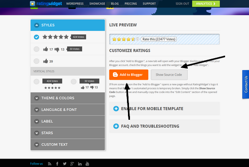 How to Add a Post Rating System in Blogger | Blogolect