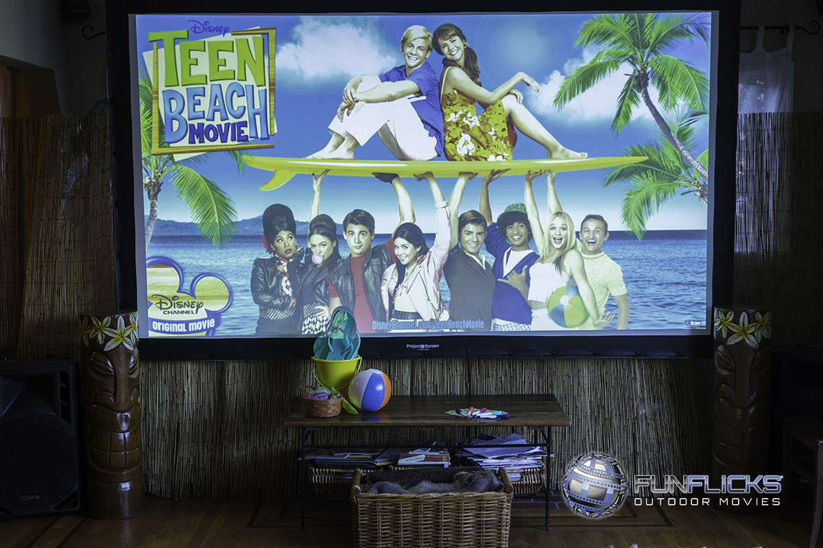 The Fun of Outdoor Movies: Teen Beach Movie Sleep Over Party