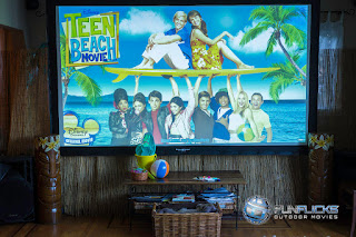 The Fun of Outdoor Movies: Teen Beach Movie Sleep Over Party