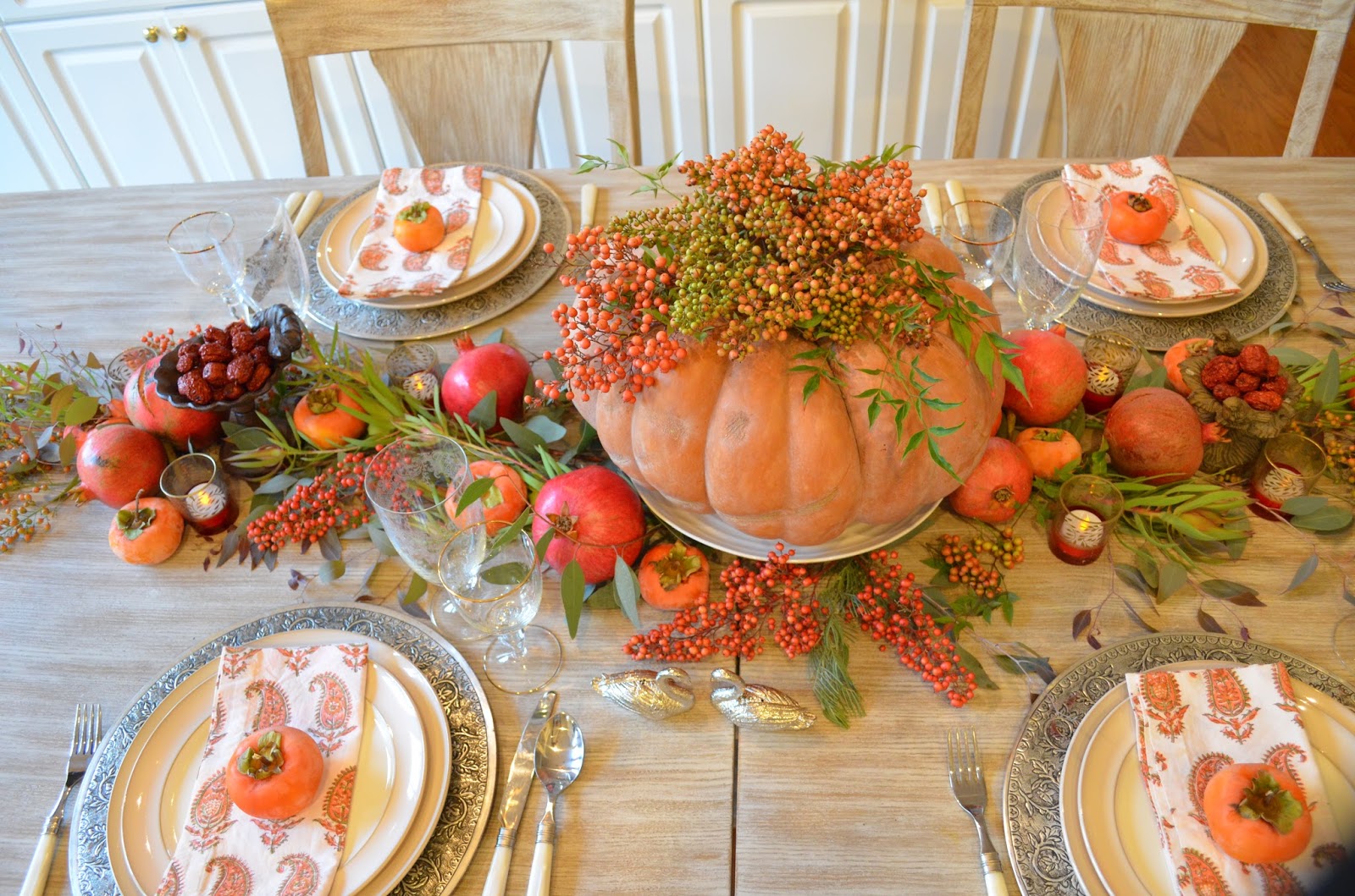 Entertaining From an Ethnic Indian Kitchen: My Thanksgiving table