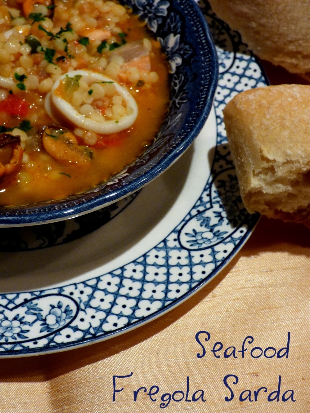 Chez Maximka: Seafood Fregola Sarda