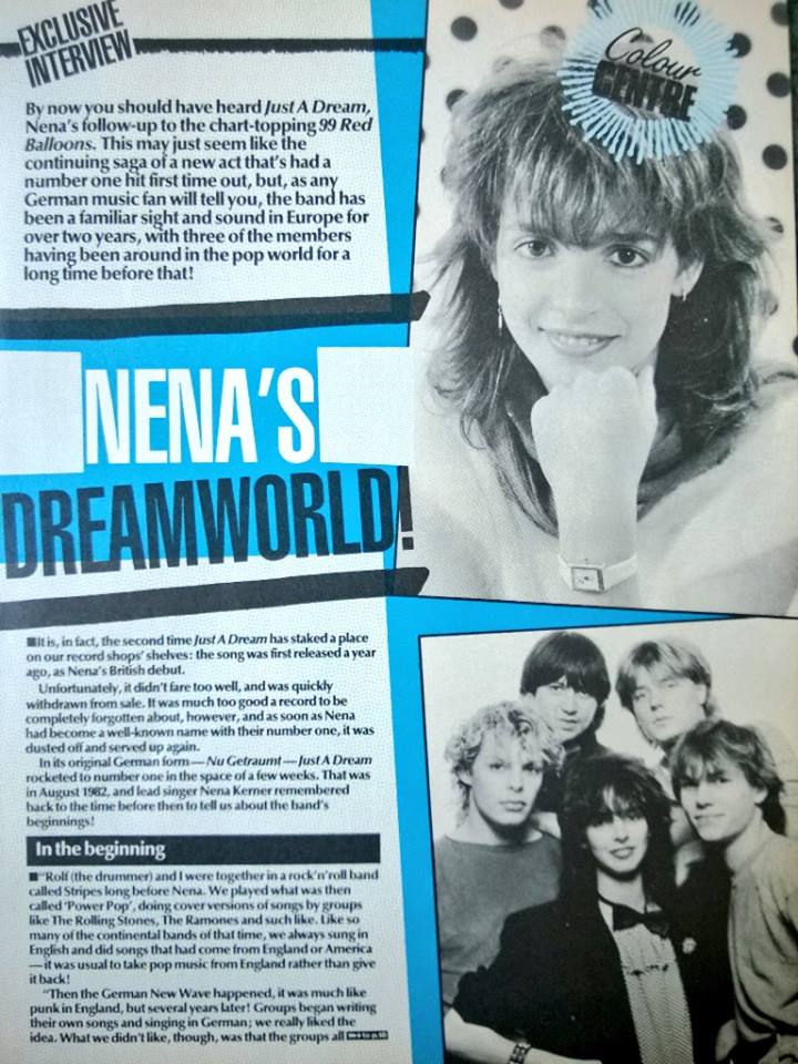 Top Of The Pop Culture 80s: Nena Look In 1984