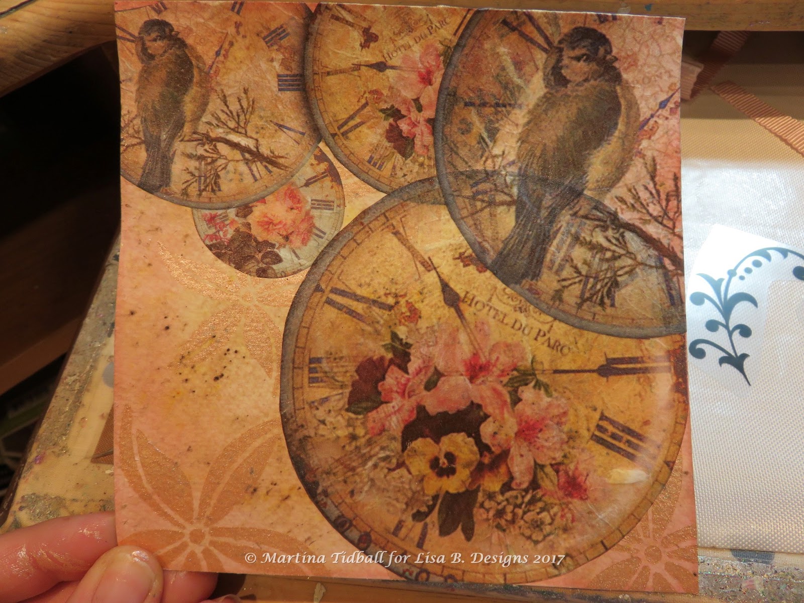 Welcome to Lisa.B.Designs : Imagination Crafts' Rice Paper Decoupage Card