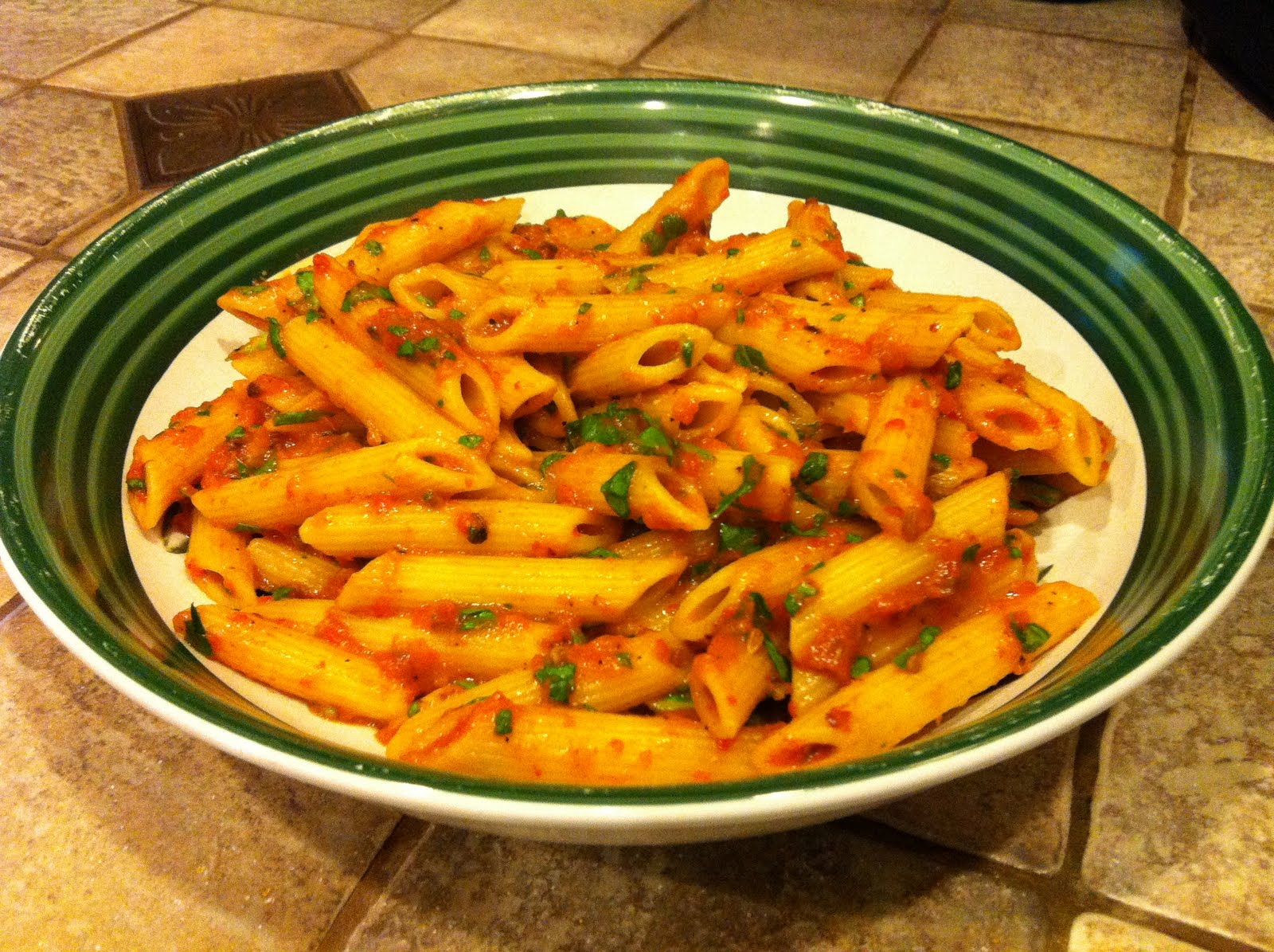 Favourite Recipe Swap: Roasted Red Pepper Penne