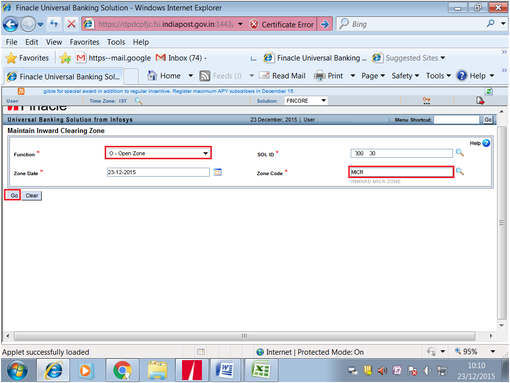 Step by Step Process of Inward Clearing in DOP Finacle | DOP Core Solutions