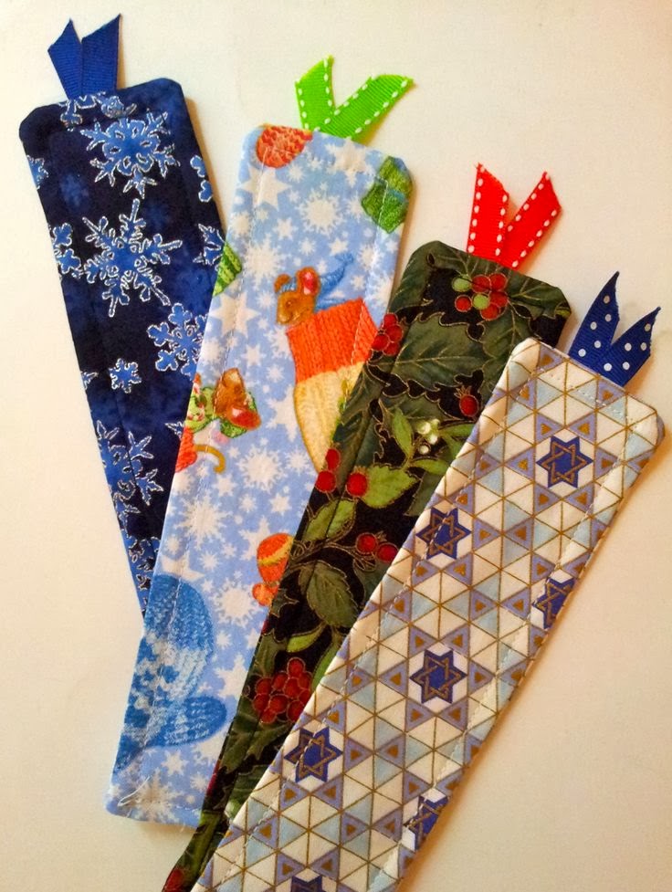 Mirage Bookmark: Holiday Handmade Fabric Bookmarks
