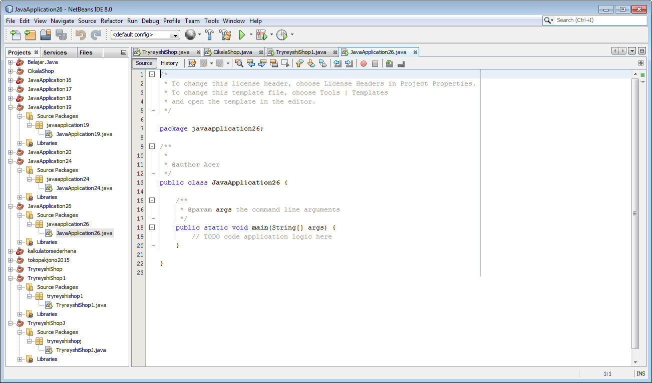Sika's Idea: Membuat Input dalam NetBeans Menggunakan JOptionPane
