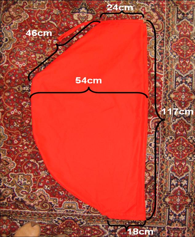 Atlı Okçuluk: Atlı okçu giysileri: Şalvar yapımı