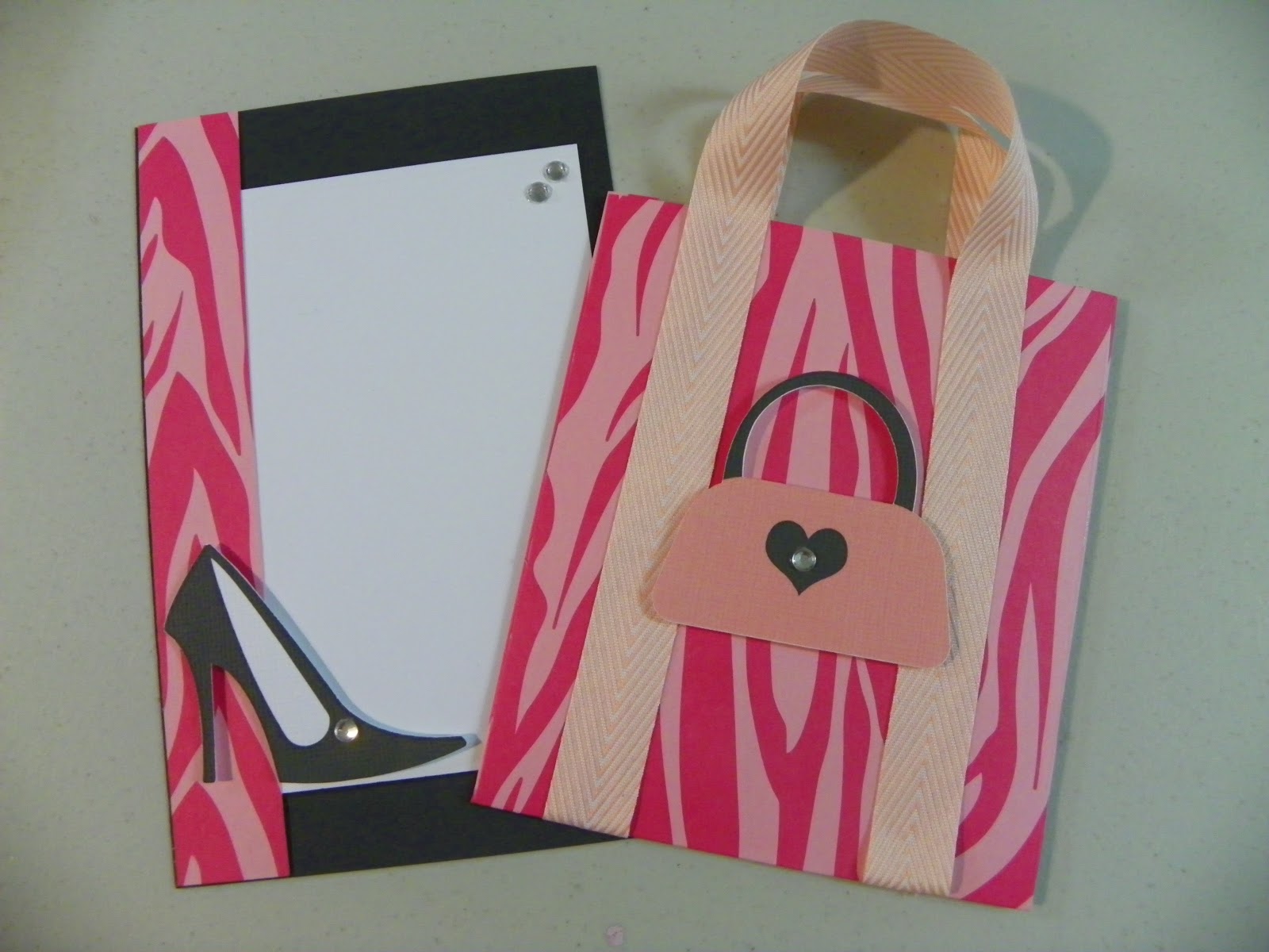 Alice Paper Crafts: Tote Bag Card