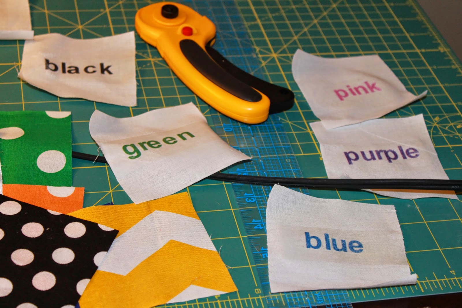 Lyndi's Projects: Color/Texture Book for Baby