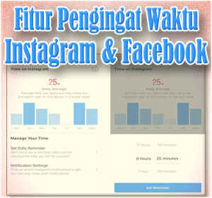 Begini Cara Menggunakan Fitur Pengingat Waktu Di Instagram Dan Facebook