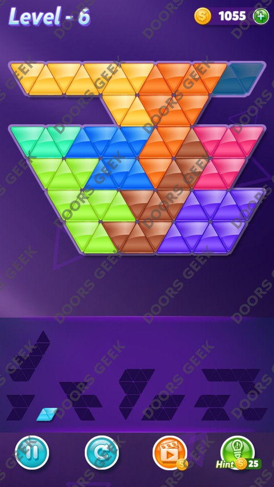 Block! Triangle Puzzle Master Level 6 Solution ~ Doors Geek