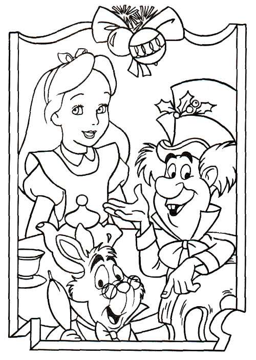 DISNEY COLORING PAGES
