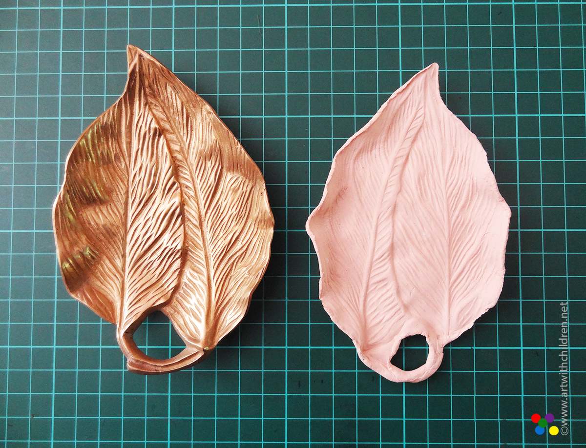 AUTUMN LEAVES ACTIVITY USING AIR DRY CLAY
