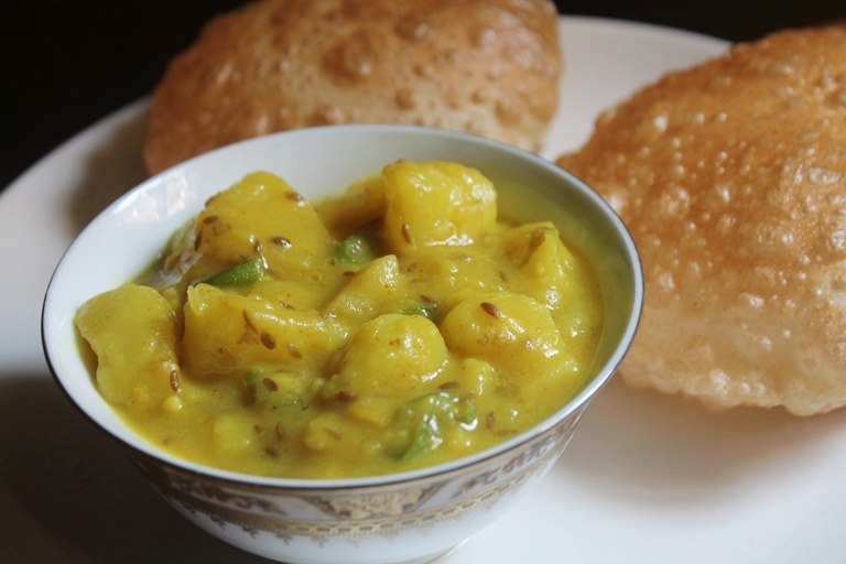 Aloo Bhaji Recipe without Onions & Garlic