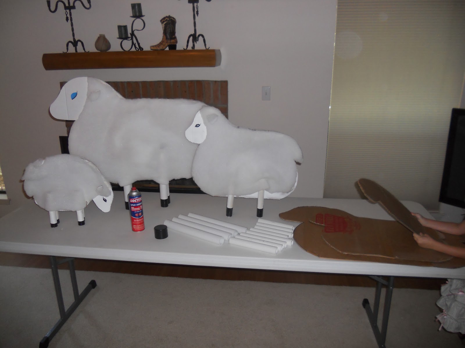 Bible Class Creations: Cardboard Sheep