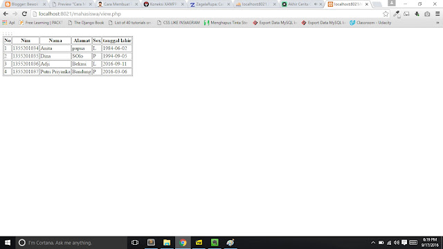 Cara Membuat Nomer Urut Secara Otomatis Di PHP Dan MYSQL - Tutorial ...